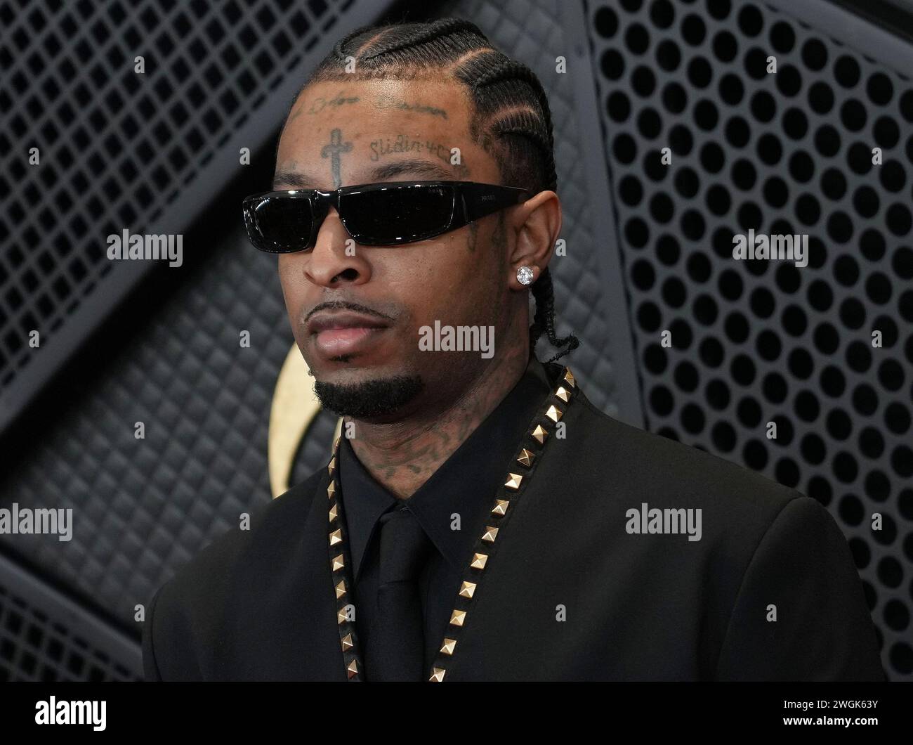 Los Angeles, USA. 04th Feb, 2024. 21 Savage arrives at the 66th Annual ...