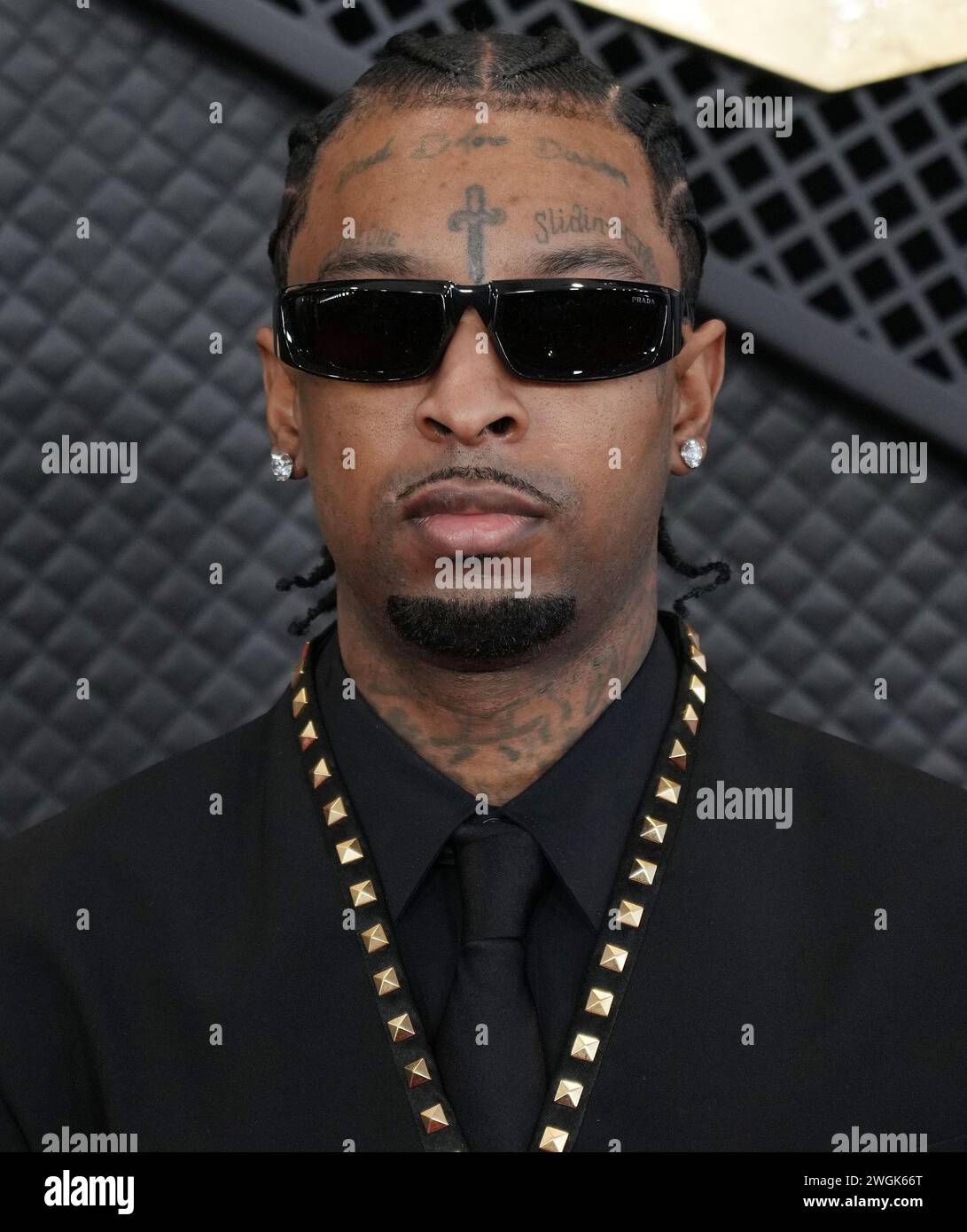 Los Angeles, USA. 04th Feb, 2024. 21 Savage arrives at the 66th Annual ...