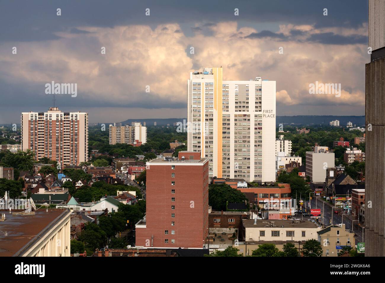 First Place and other buildings in Hamilton, Ontario, Canada Stock ...