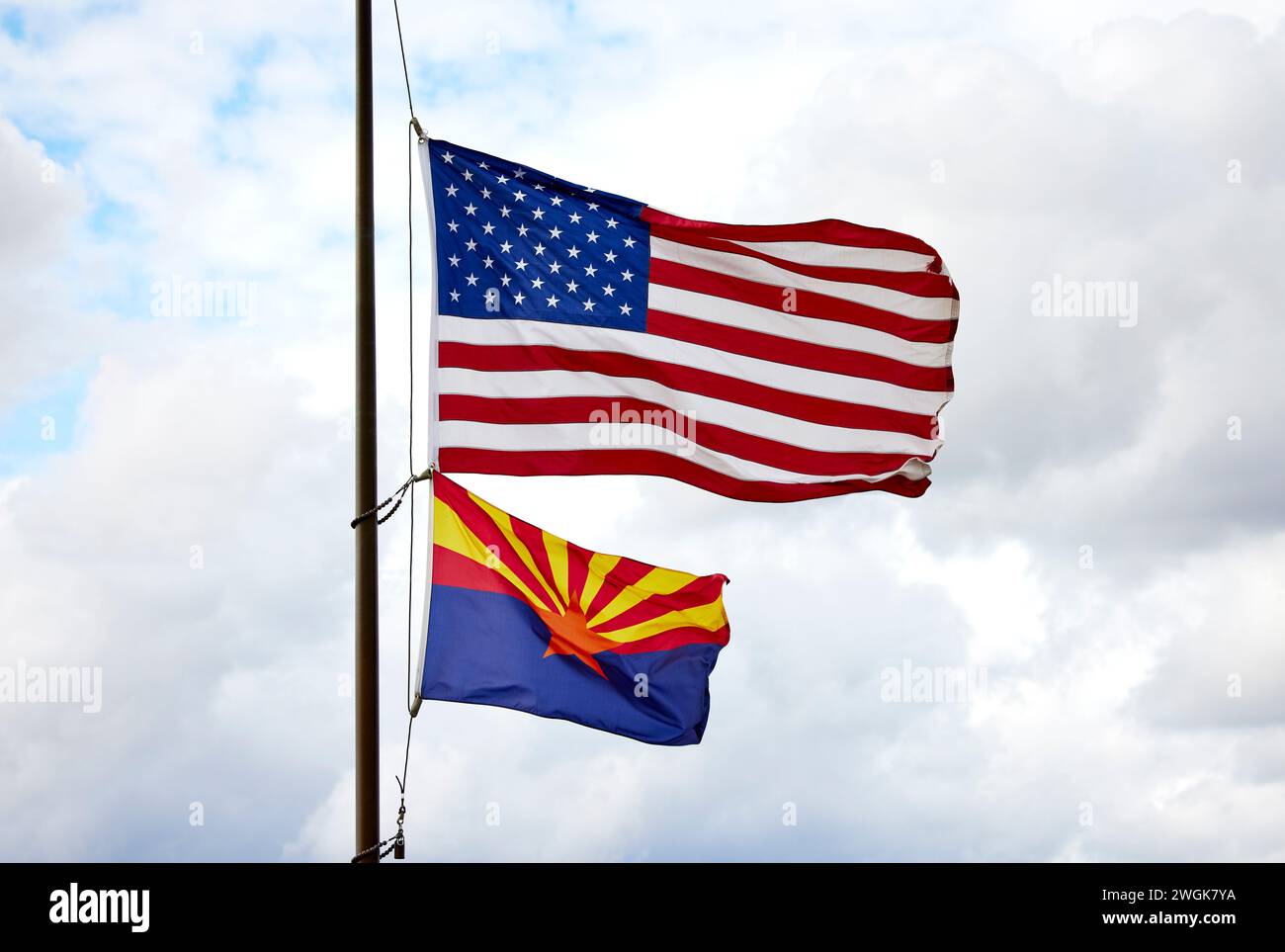 Arizona state flag hi-res stock photography and images - Alamy