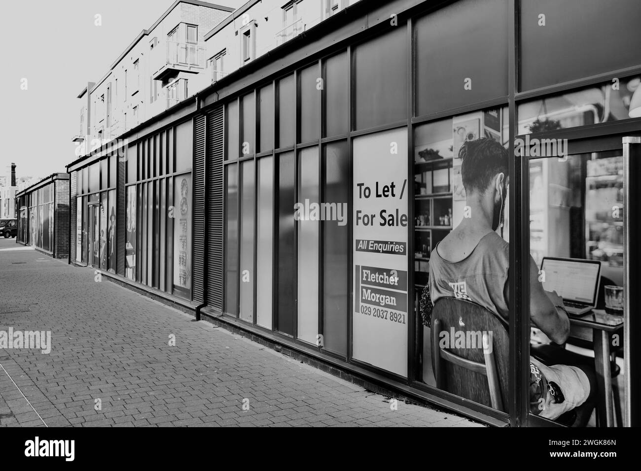 Barry, Vale of Glam, Wales 02 Feb 2024: The Business Quarter located on ...
