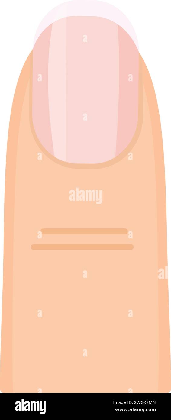 Modern female nail icon cartoon vector. Manicure salon Stock Vector ...