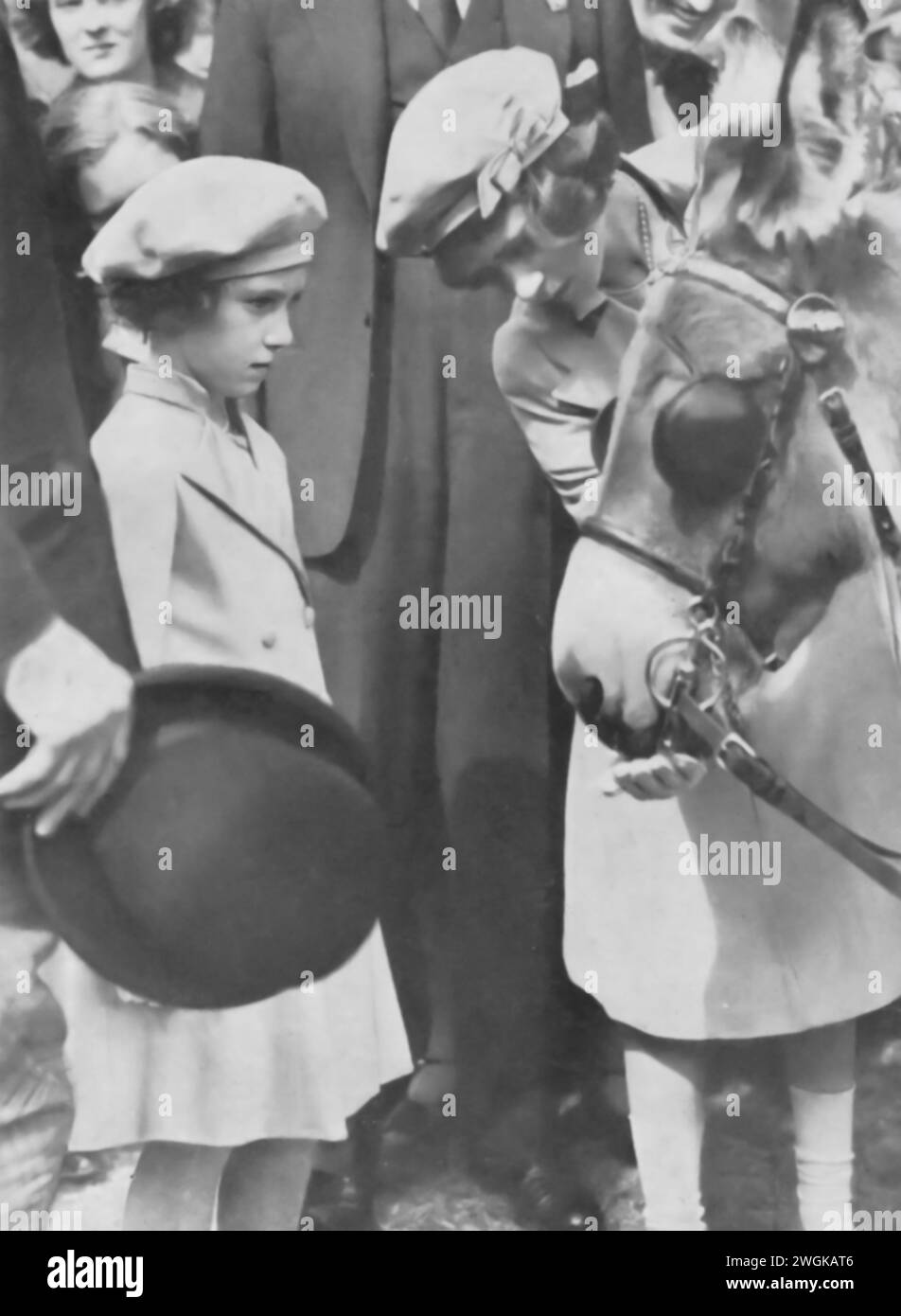 Photograph of Princess Elizabeth (later Elizabeth II) and Princess ...