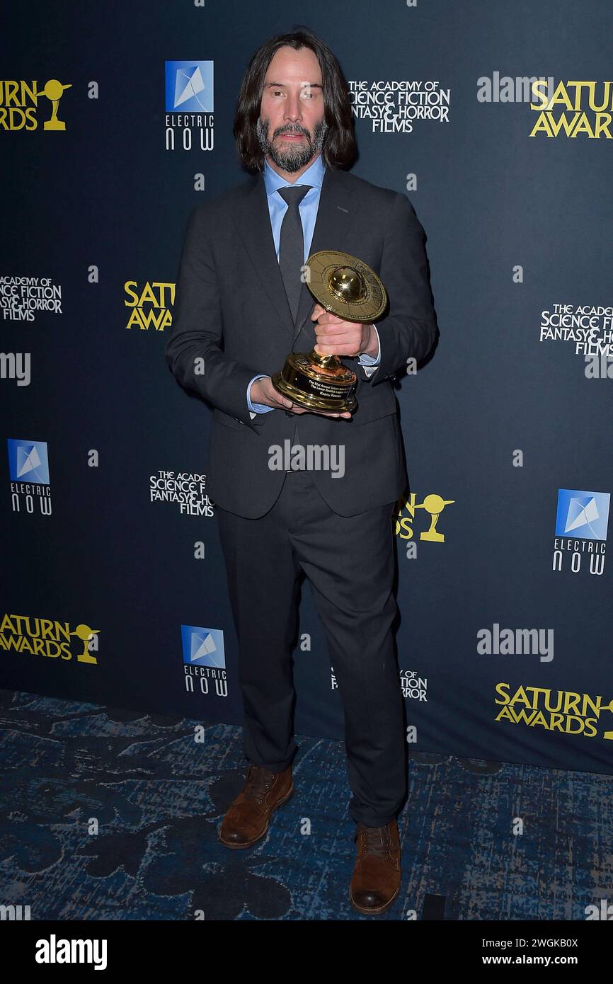 Keanu Reeves bei der Verleihung der 51. Saturn Awards 2024 im Los ...