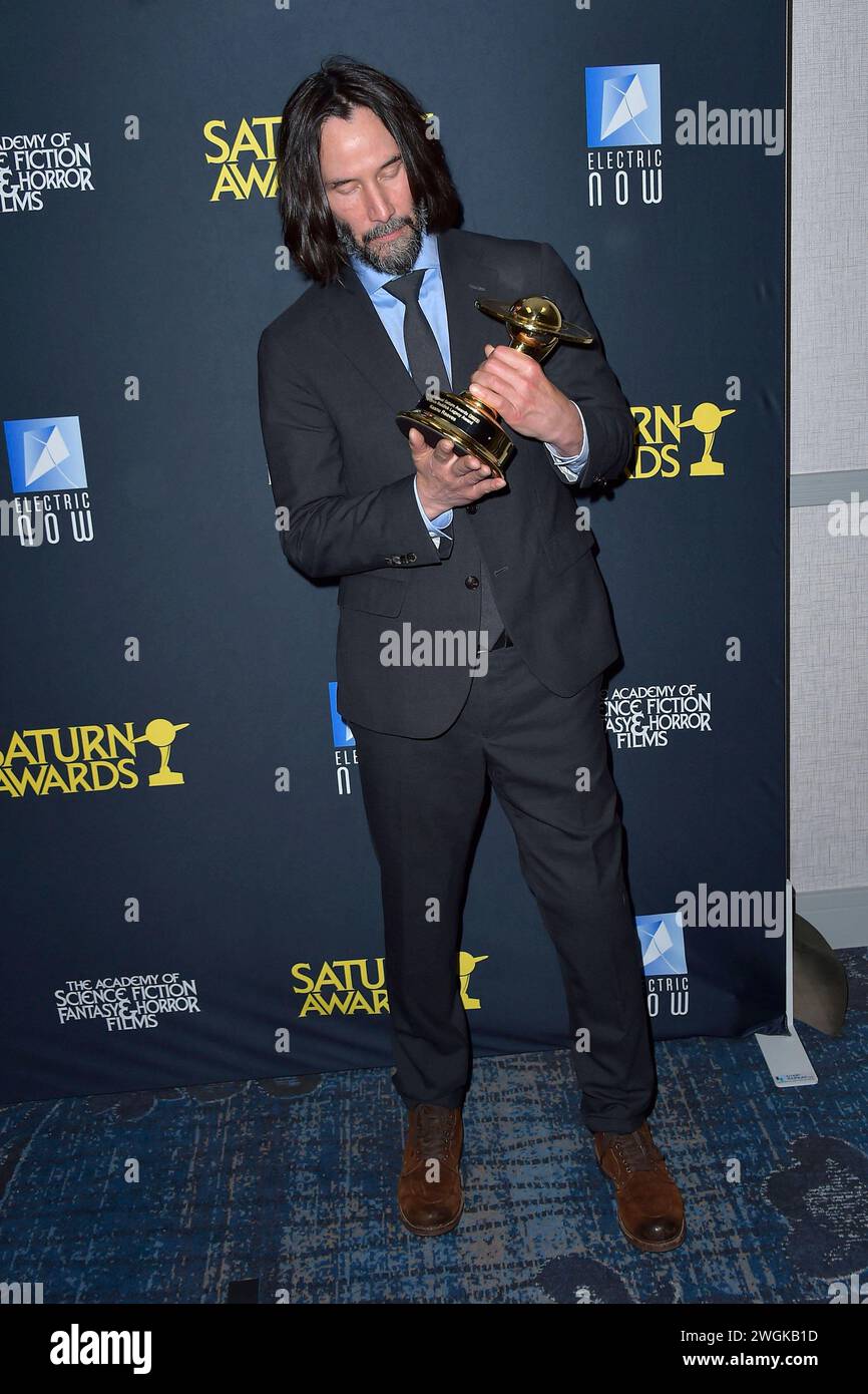 Keanu Reeves bei der Verleihung der 51. Saturn Awards 2024 im Los ...