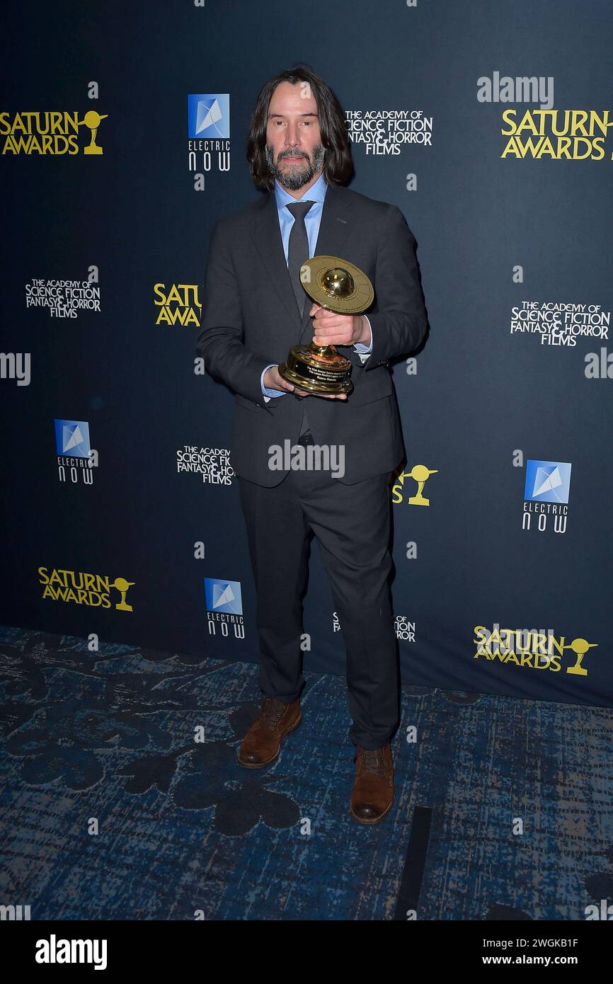 Keanu Reeves bei der Verleihung der 51. Saturn Awards 2024 im Los ...