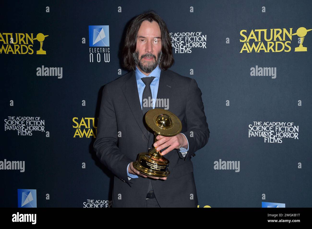 Keanu Reeves bei der Verleihung der 51. Saturn Awards 2024 im Los ...