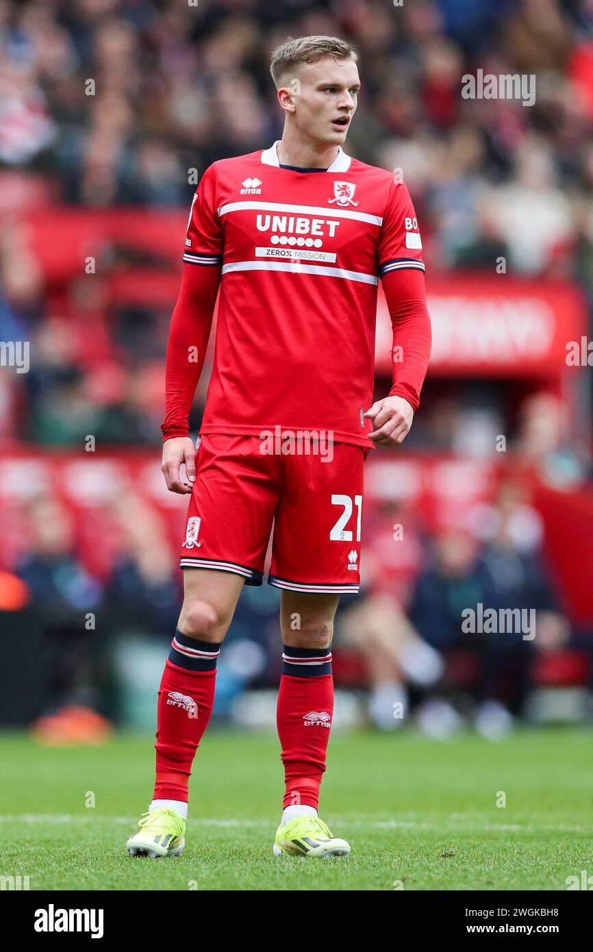 Middlesbrough, UK. 04th Feb, 2024. Middlesbrough forward Marcus Forss ...