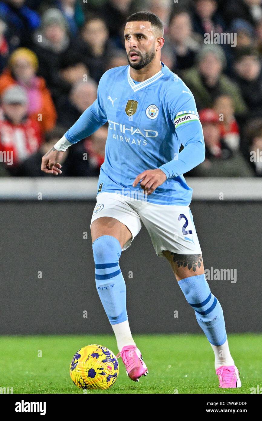 London, UK. 05th Feb, 2024. Kyle Walker of Manchester City during the ...