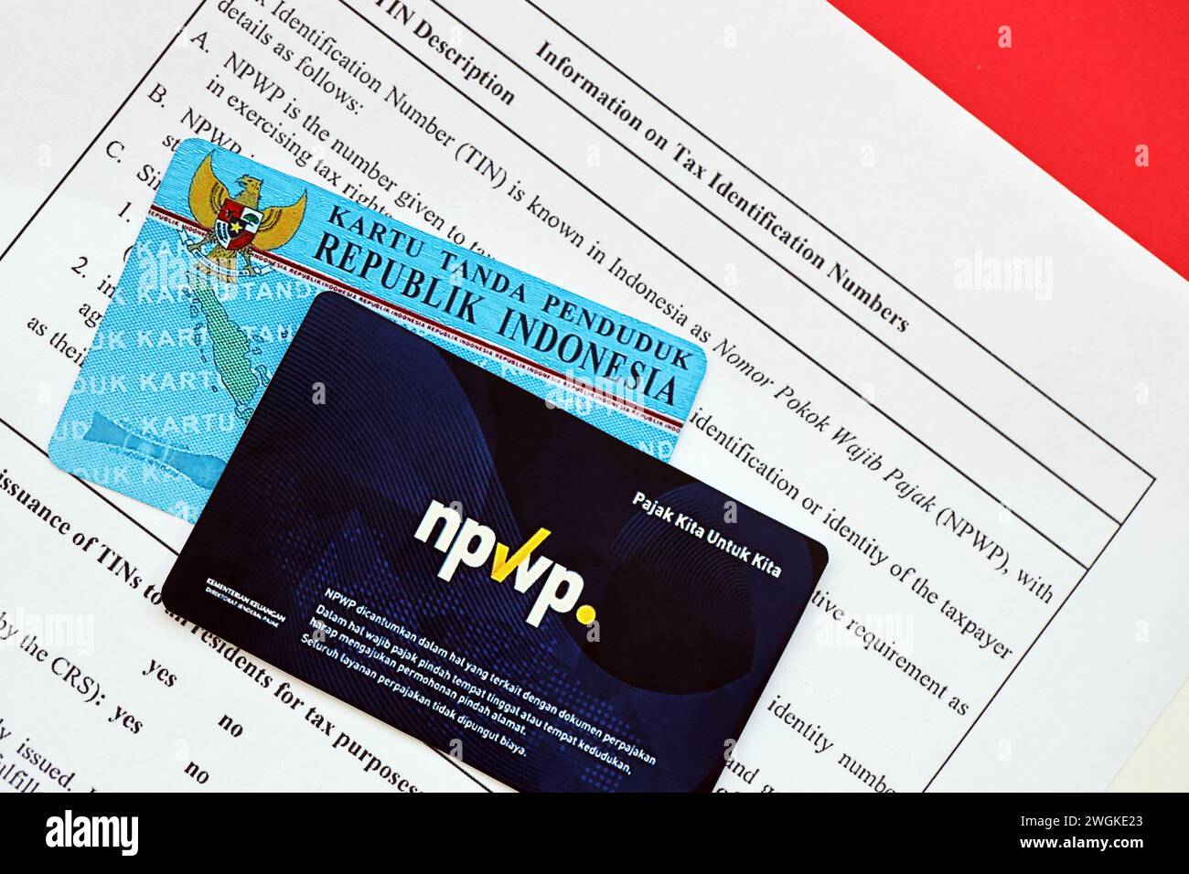 Indonesian NPWP new tax id Number and KTP identity card for taxpayers ...