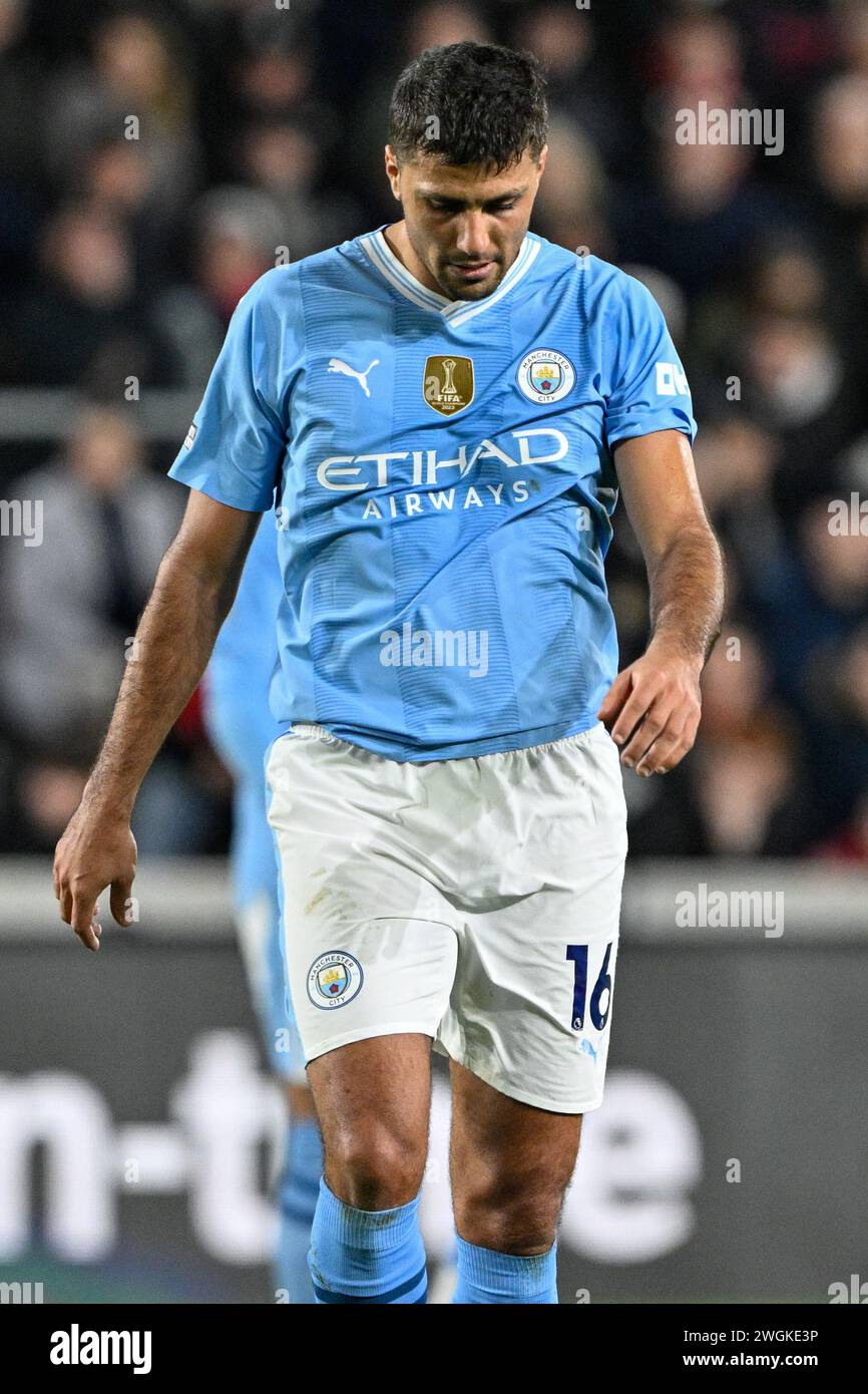 Rodri of Manchester City during the Premier League match Brentford vs ...