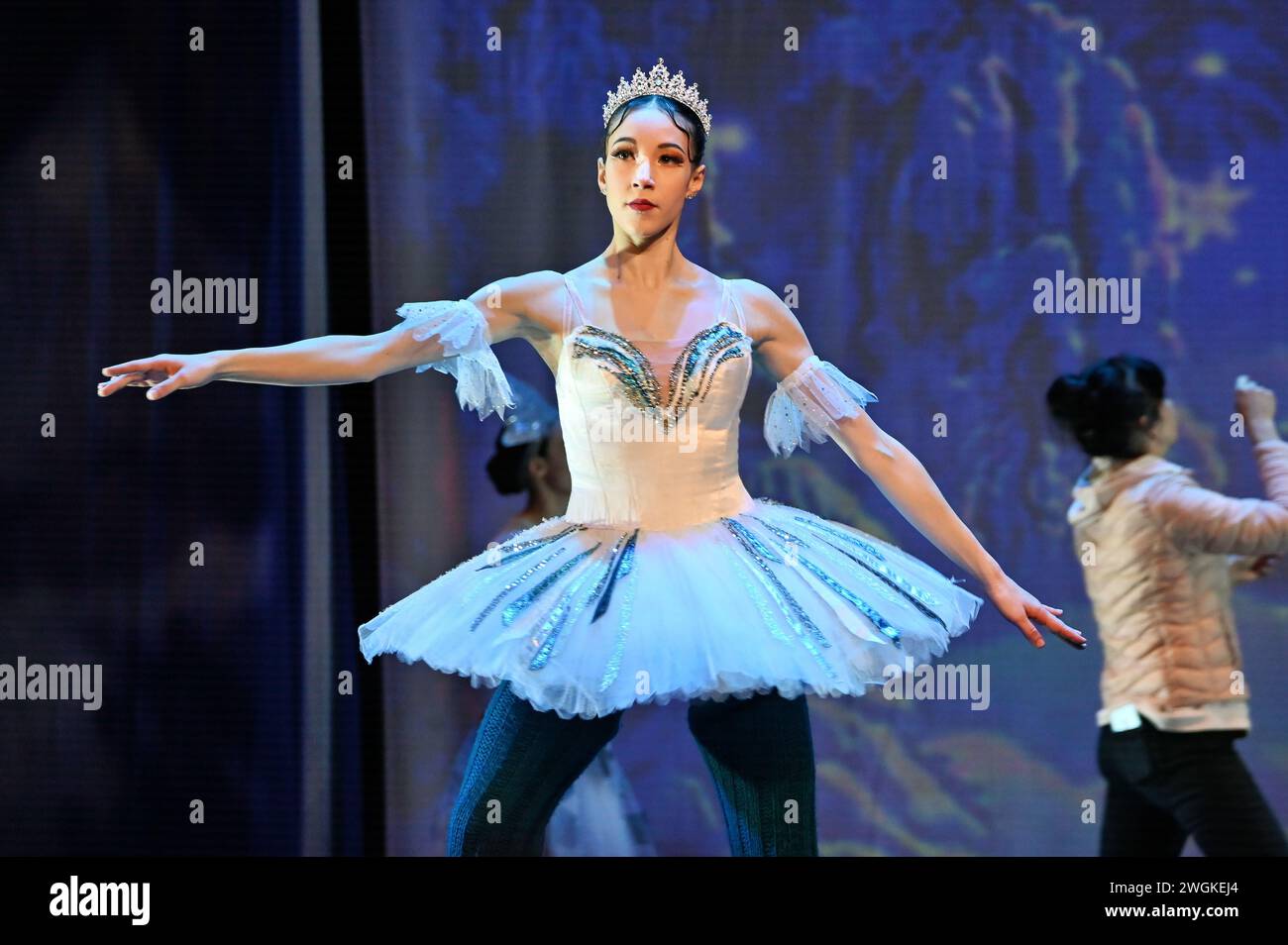 London, UK. February 5th, 2024. Backstage Casts performs for The ...