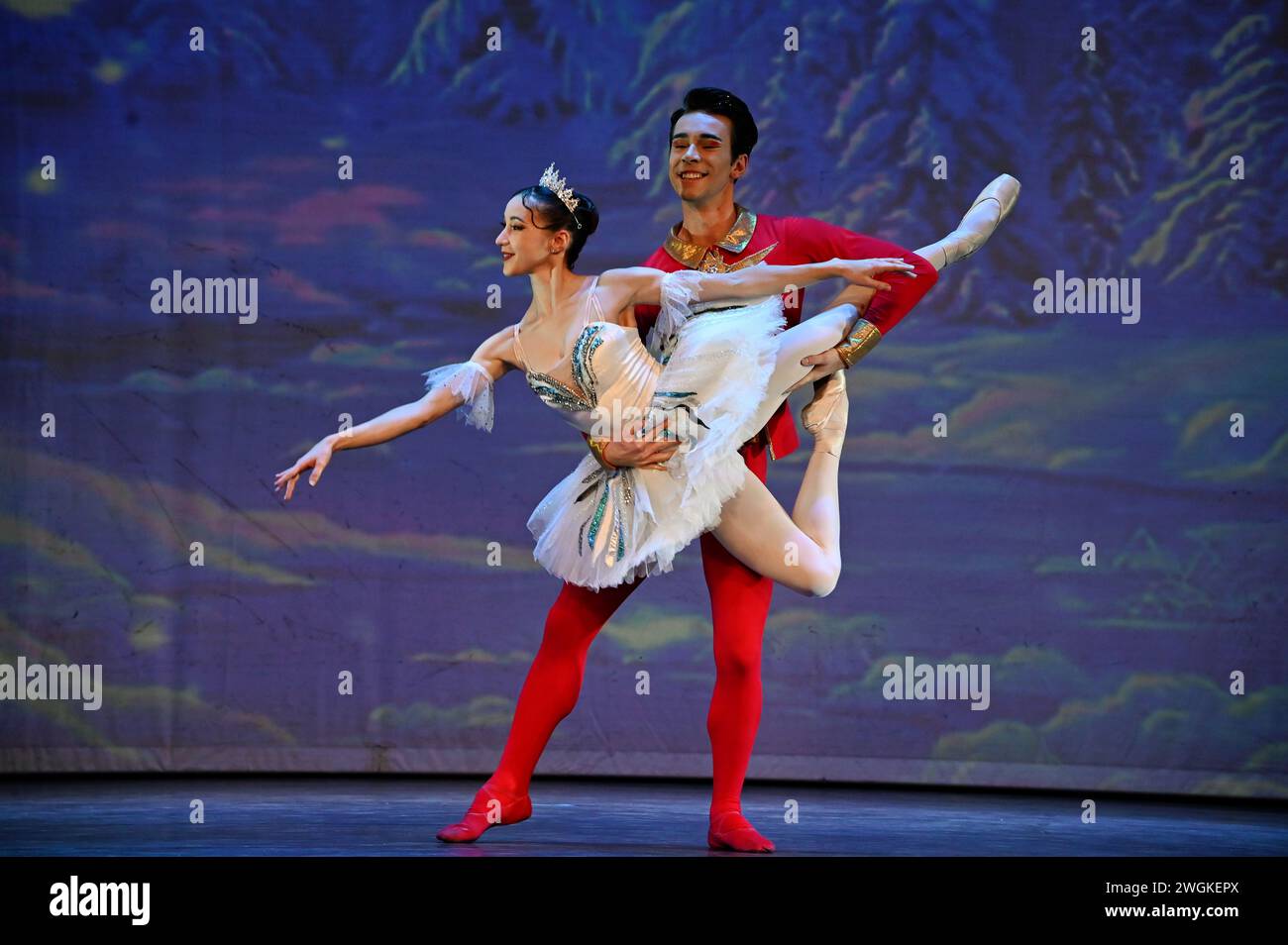 London, UK. February 5th, 2024. Casts performs for The Nutcracker - The ...