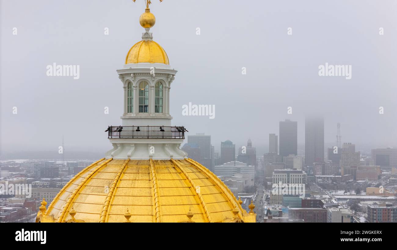 Iowa state capitol aerial hi-res stock photography and images - Alamy