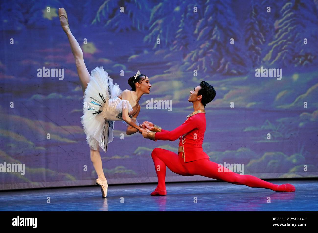 London, UK. February 5th, 2024. Casts performs for The Nutcracker - The ...