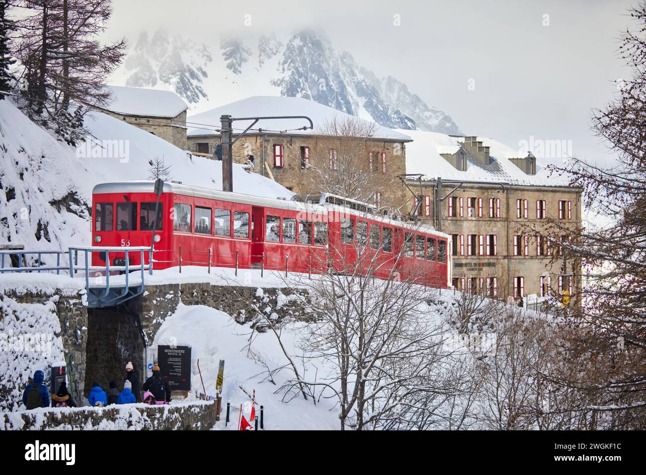 Chamonix mont blanc station hi-res stock photography and images - Alamy