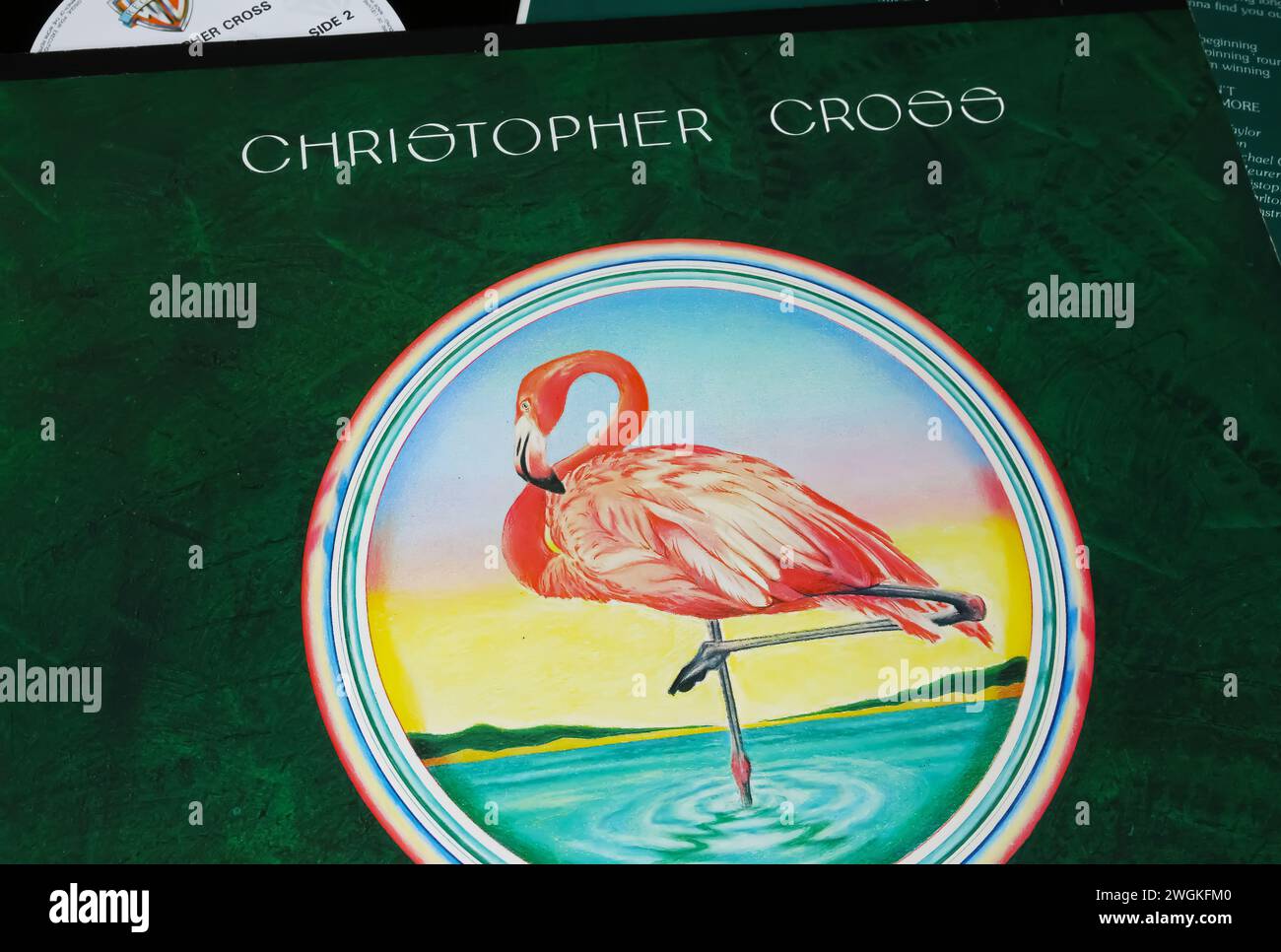 Viersen, Germany - January 9. 2024: Closeup of american soft rock ...