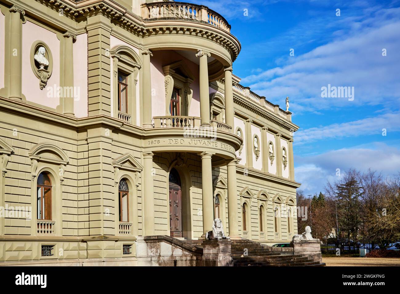 Geneva city in Switzerland Musée Ariana neoclassical museum Stock Photo ...