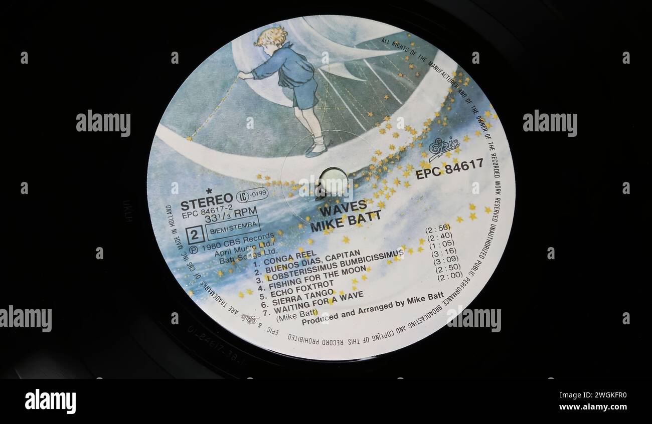 Viersen, Germany - January 9. 2024: Closeup of british musician Mike ...