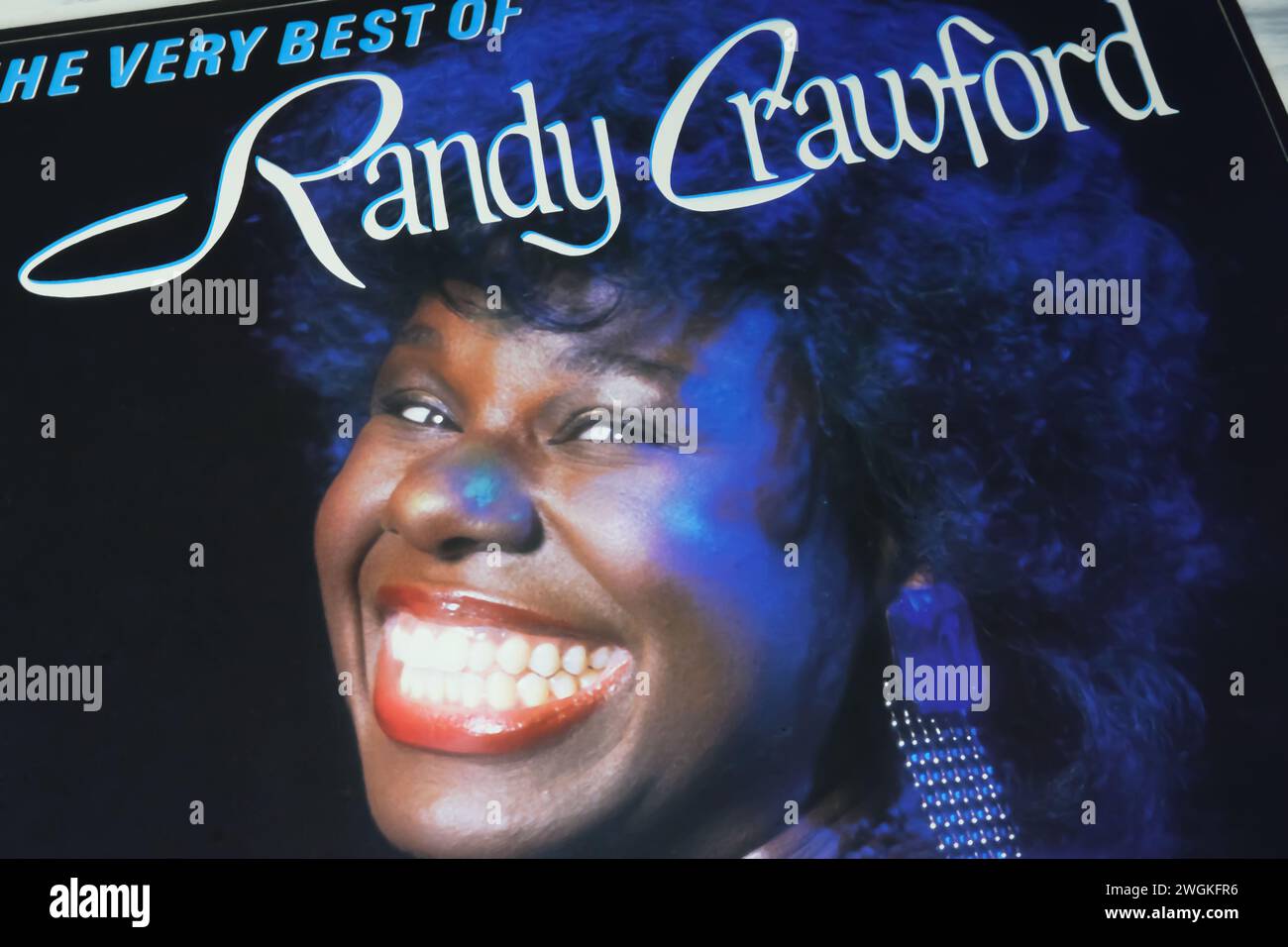 Viersen, Germany - January 9. 2024: Closeup of R and B singer Randy ...