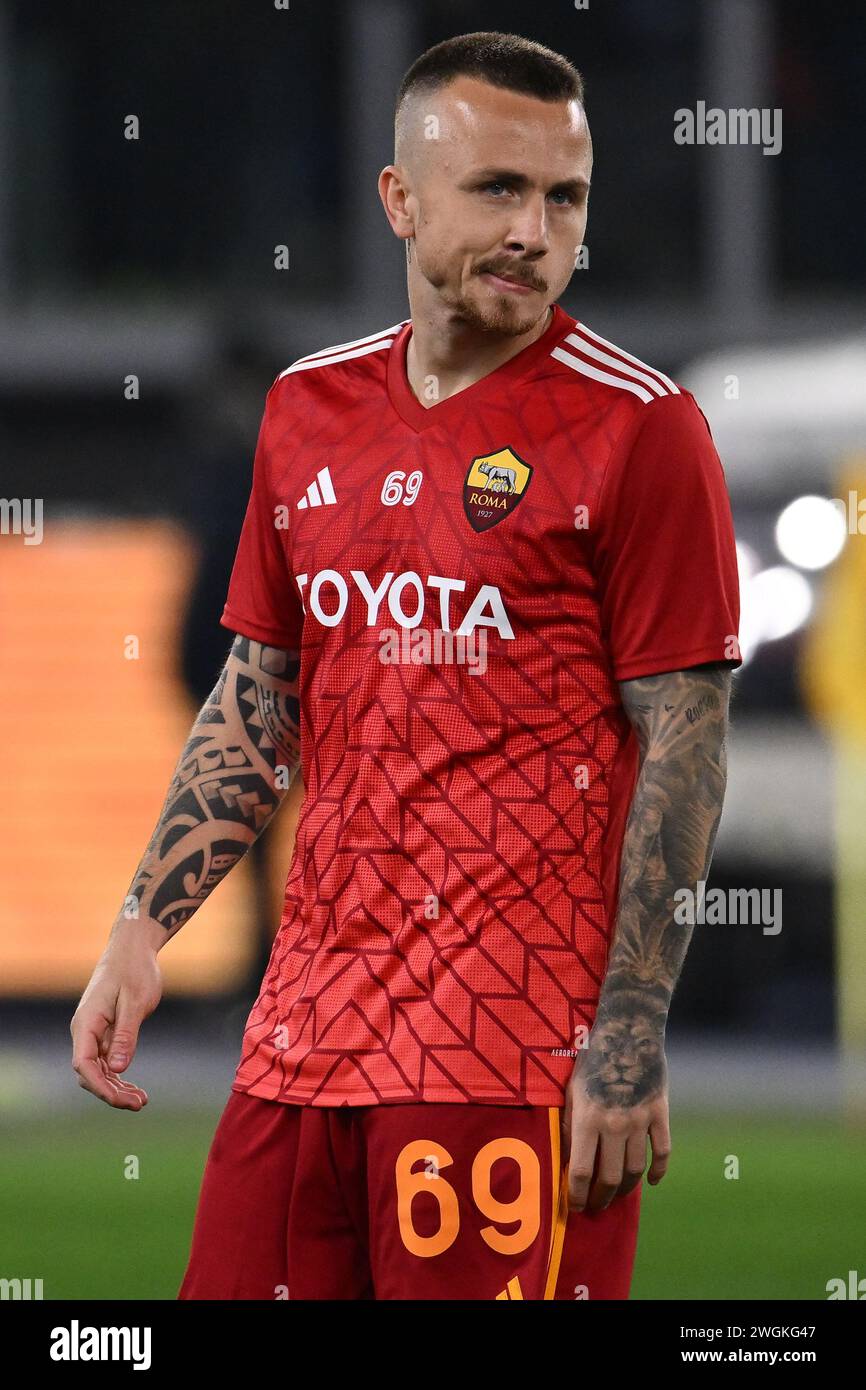 Rome, Italy. 05th Feb, 2024. Angelino of A.S. Roma during the 23th day ...