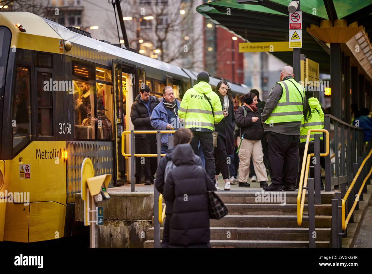 Manchester tramway system hi-res stock photography and images - Alamy