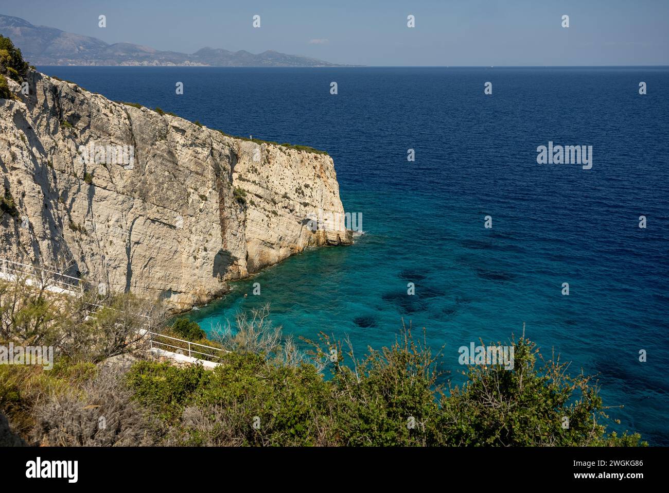 Blue Caves located between Aghios Nikolas and Cape Skinnari. Blue caves ...