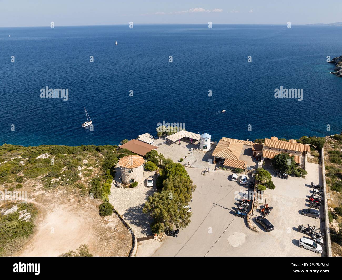 Blue Caves located between Aghios Nikolas and Cape Skinnari. Blue caves ...