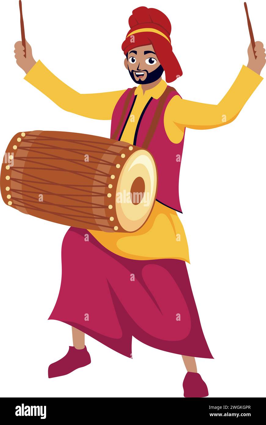 Lohri dance Cut Out Stock Images & Pictures - Alamy