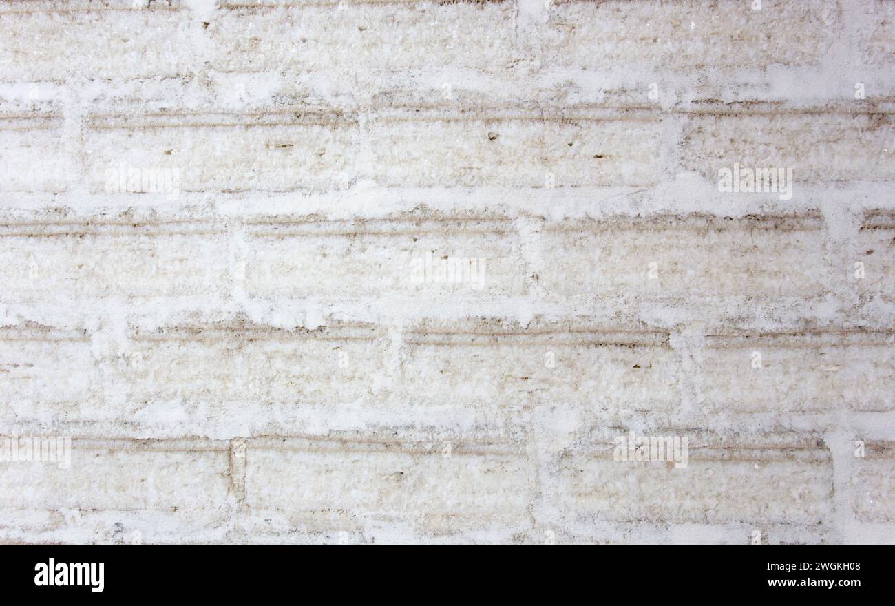 A texture of salt bricks wall in Bolivia Stock Photo - Alamy