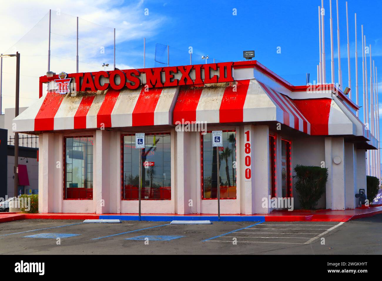 Las Vegas, Nevada: Tacos Mexico Fast Food Restaurant located at 1800 S ...