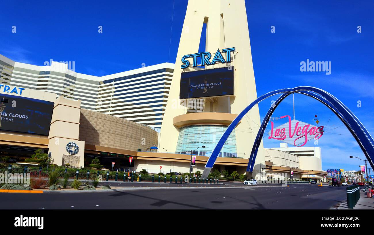 Las Vegas, Nevada: The STRAT Hotel, Casino and Tower located at 2000 S ...