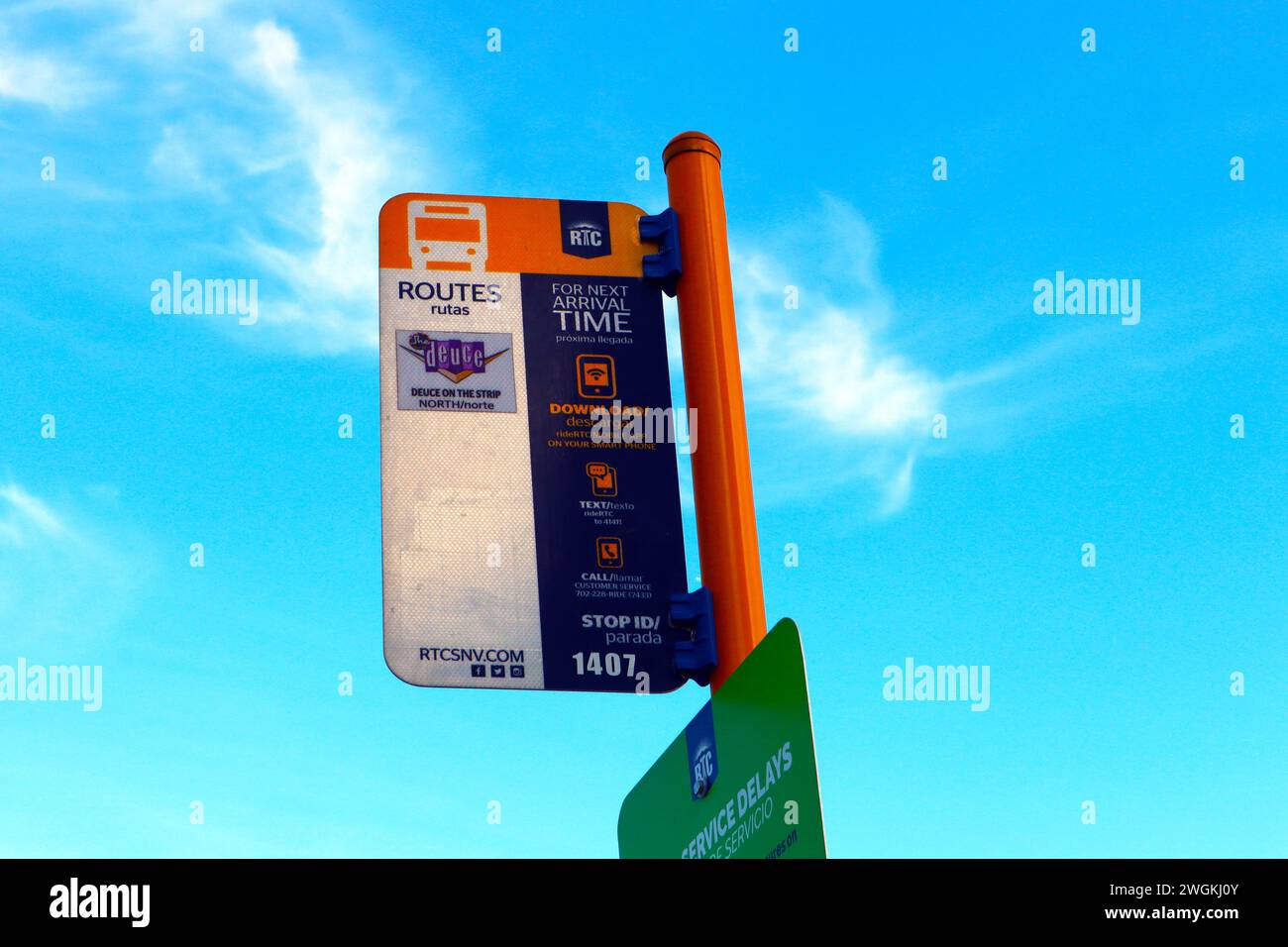 Bus on las vegas boulevard hi-res stock photography and images - Alamy