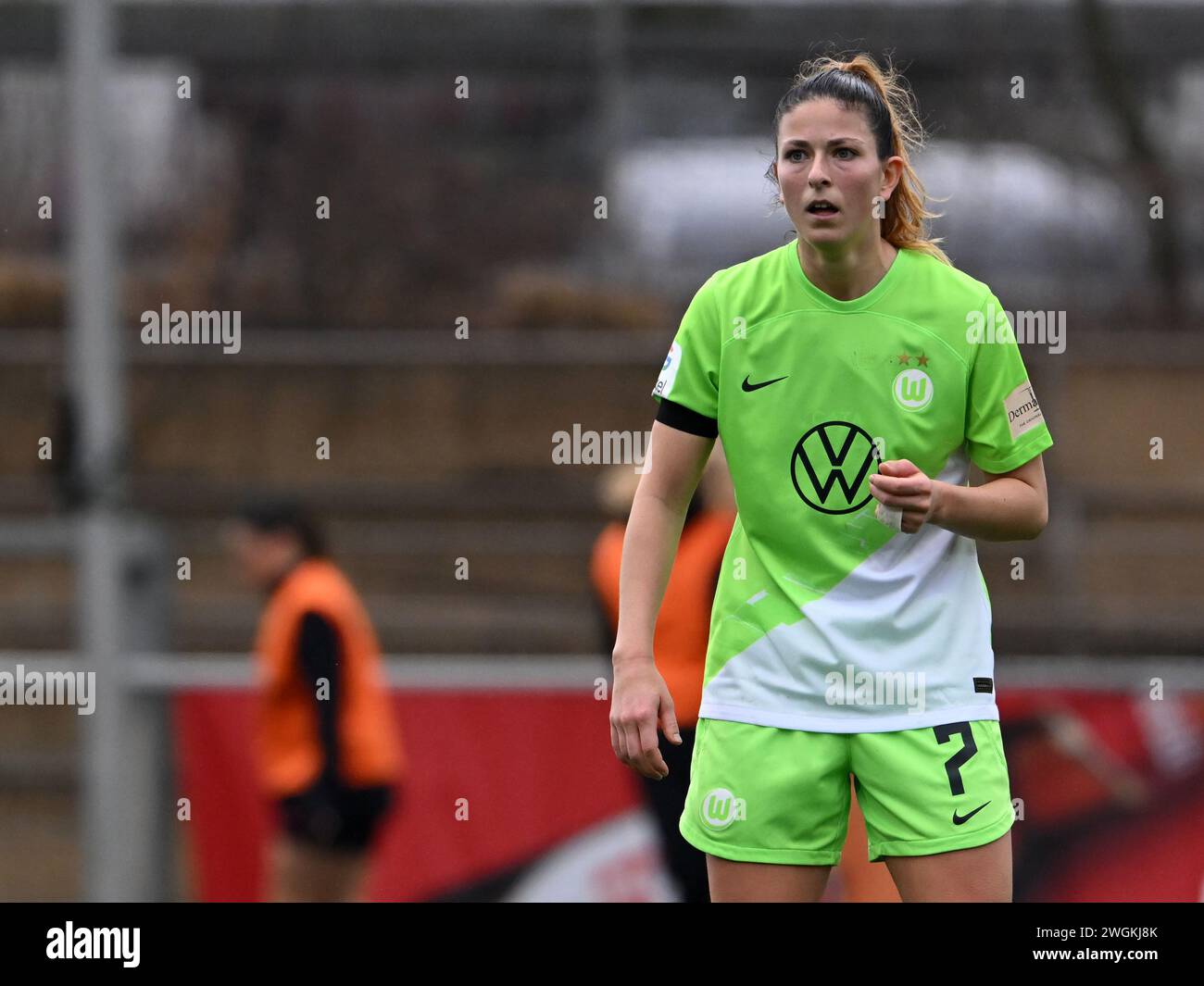 LEVERKUSEN - Chantal Hagel of VFL Wolfsburg during the Bundesliga ...