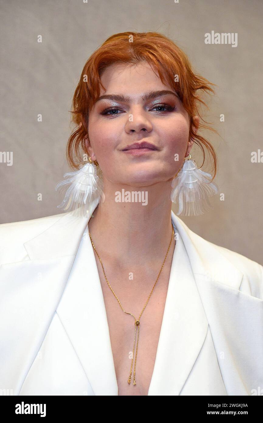 Sophie Passmann bei der WILLIAM FAN FASHION SHOW im Rahmen der Berlin ...