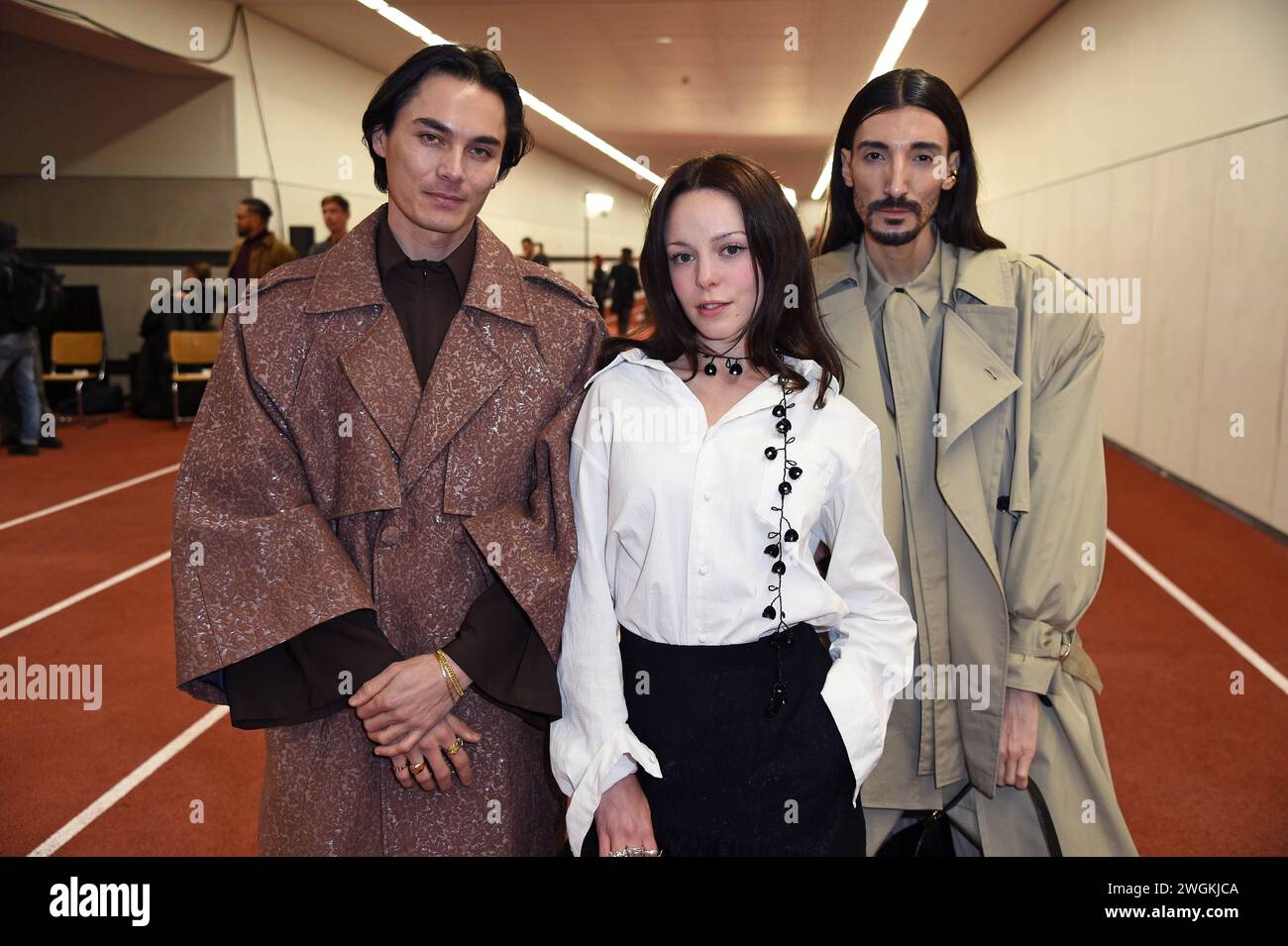 Denny Pham, Tijan Marei, Julian Daynov bei der WILLIAM FAN FASHION SHOW ...