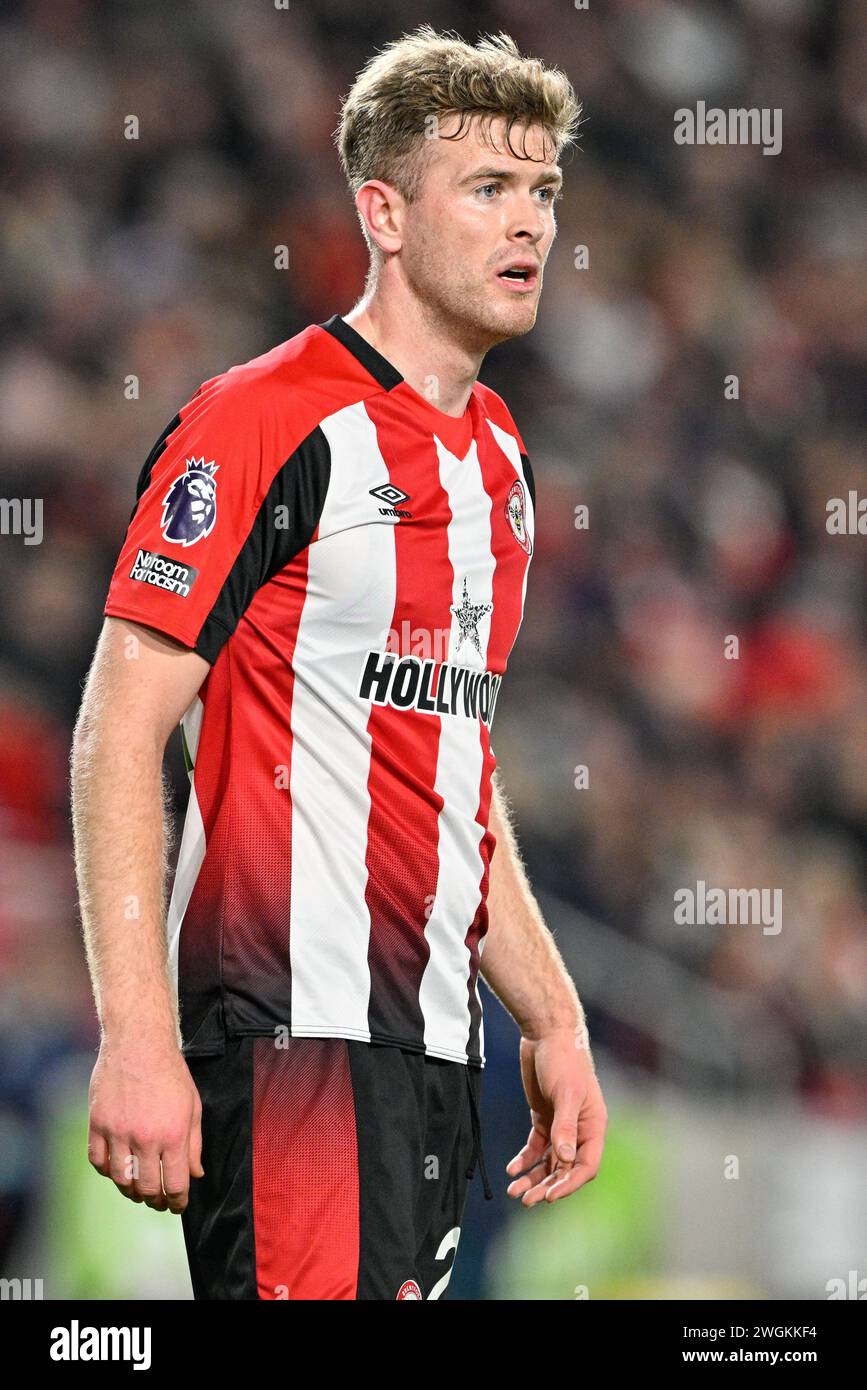 London, UK. 05th Feb, 2024. Nathan Collins of Brentford during the ...