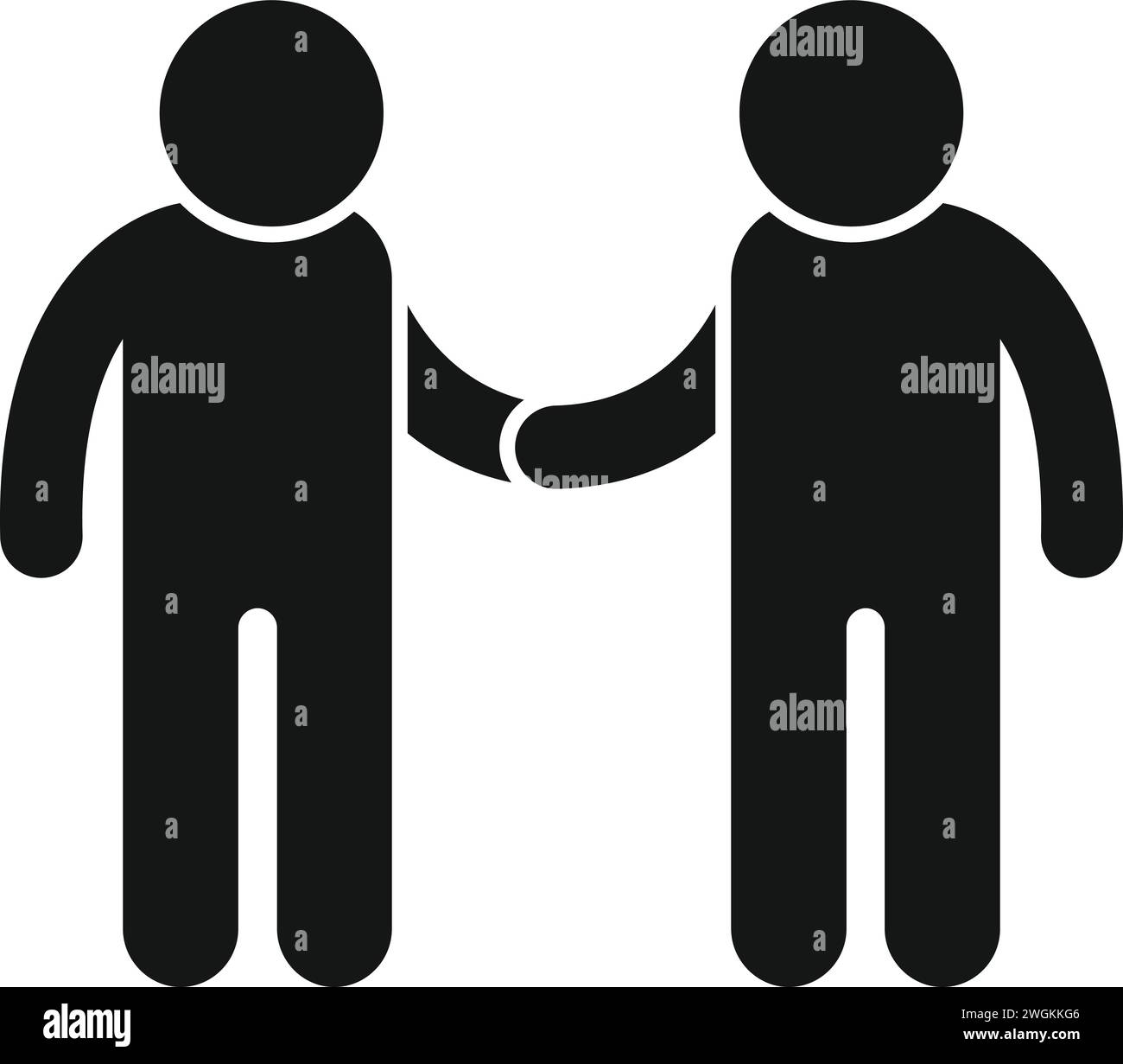 Friends care icon simple vector. Family love. Support teamwork Stock ...