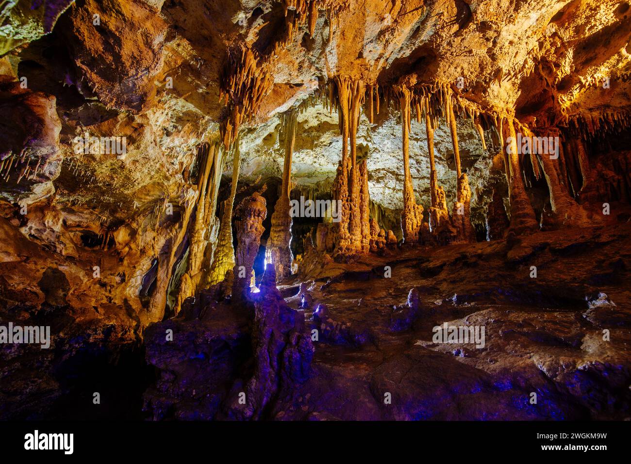 Beautiful natural cave in Adygea Stock Photo - Alamy