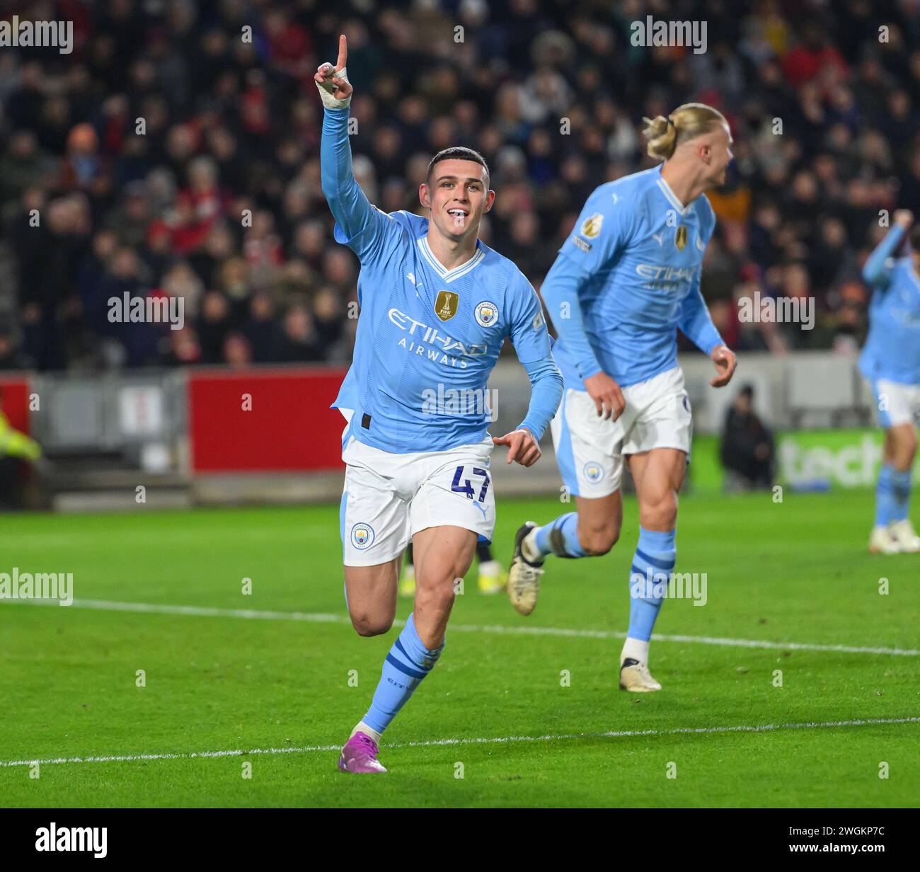 London, UK. 05th Feb, 2024 - Brentford v Manchester City - Premier ...