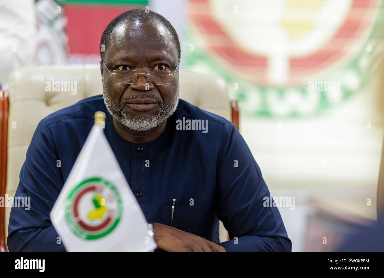 Omar Alieu Touray, President of the ECOWAS Commission, Abouja, February ...