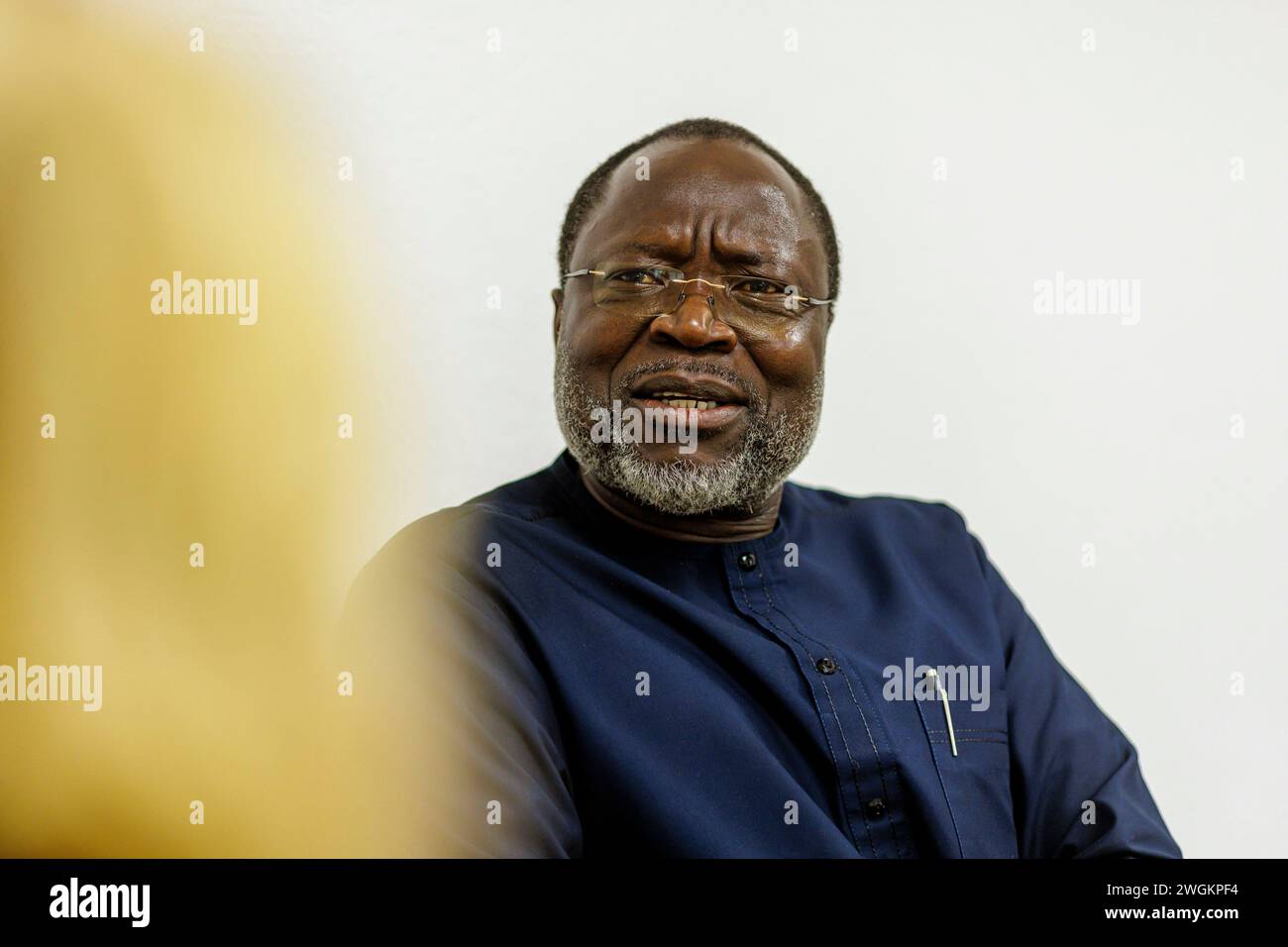 Omar Alieu Touray, President of the ECOWAS Commission, Abouja, February ...