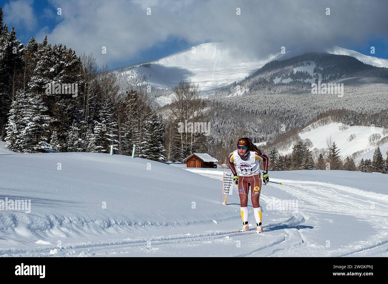 February 04, 2024: University of WyomingÃ s, Sammy Veauthier, powers ...
