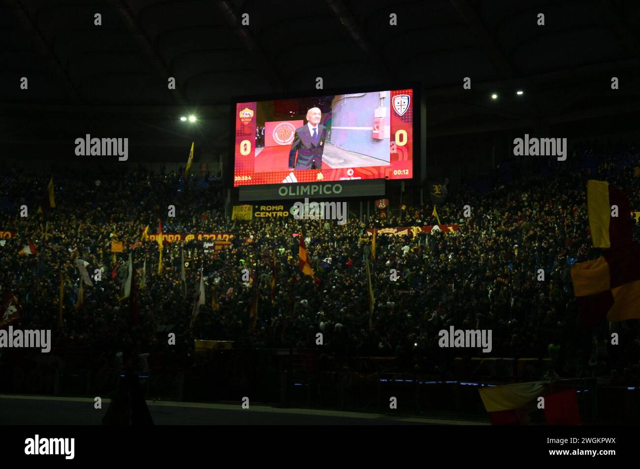 Stadio Olimpico, Rome, Italy. 5th Feb, 2024. Serie A Football; Roma ...