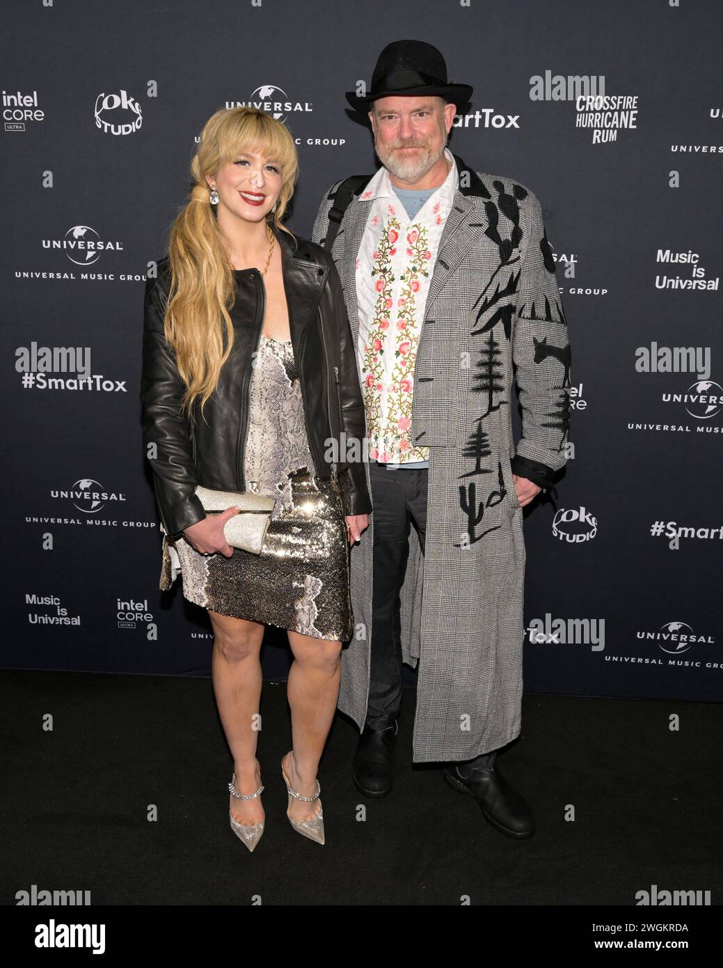 Hollywood, California, USA. 04th Feb, 2024. Ana Cristina Cash and John ...