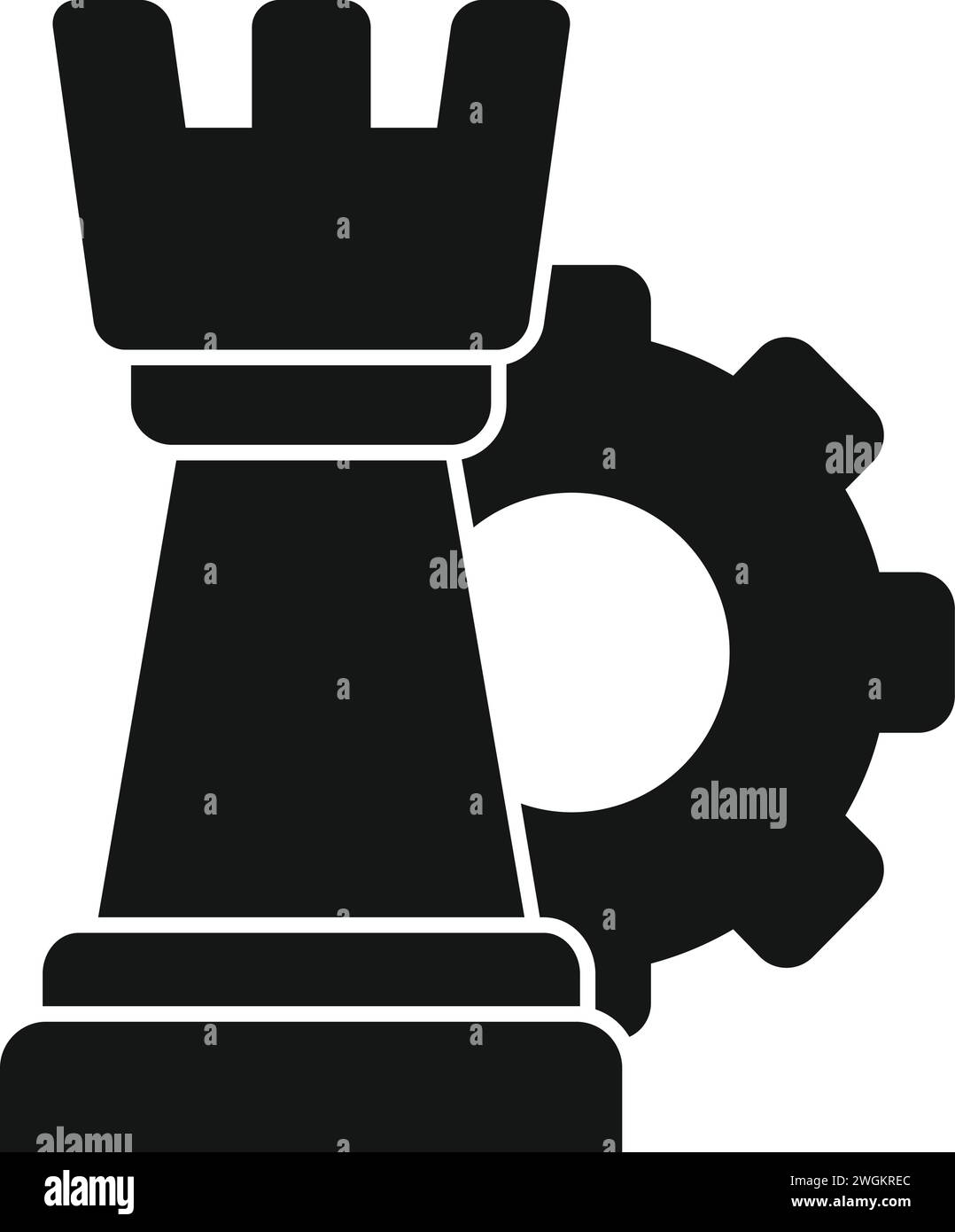 Control finance monitor icon simple vector. Person work team. Business ...