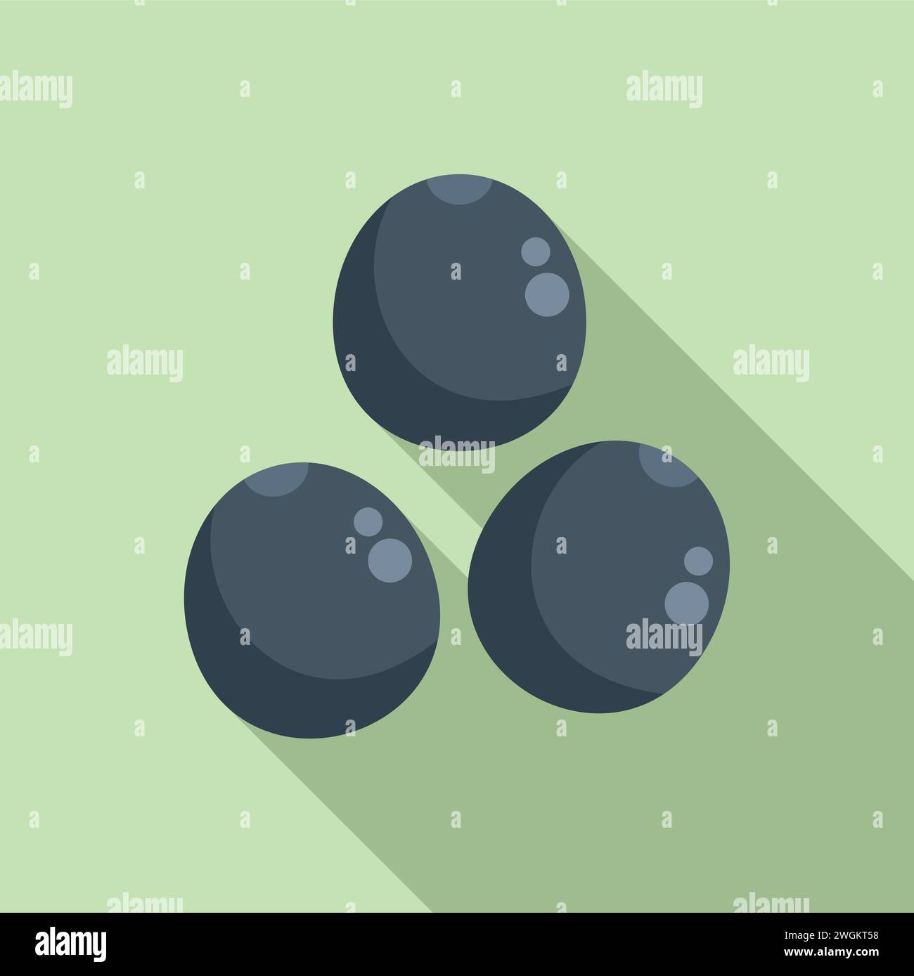 Black sesame bean brown Stock Vector Images - Alamy