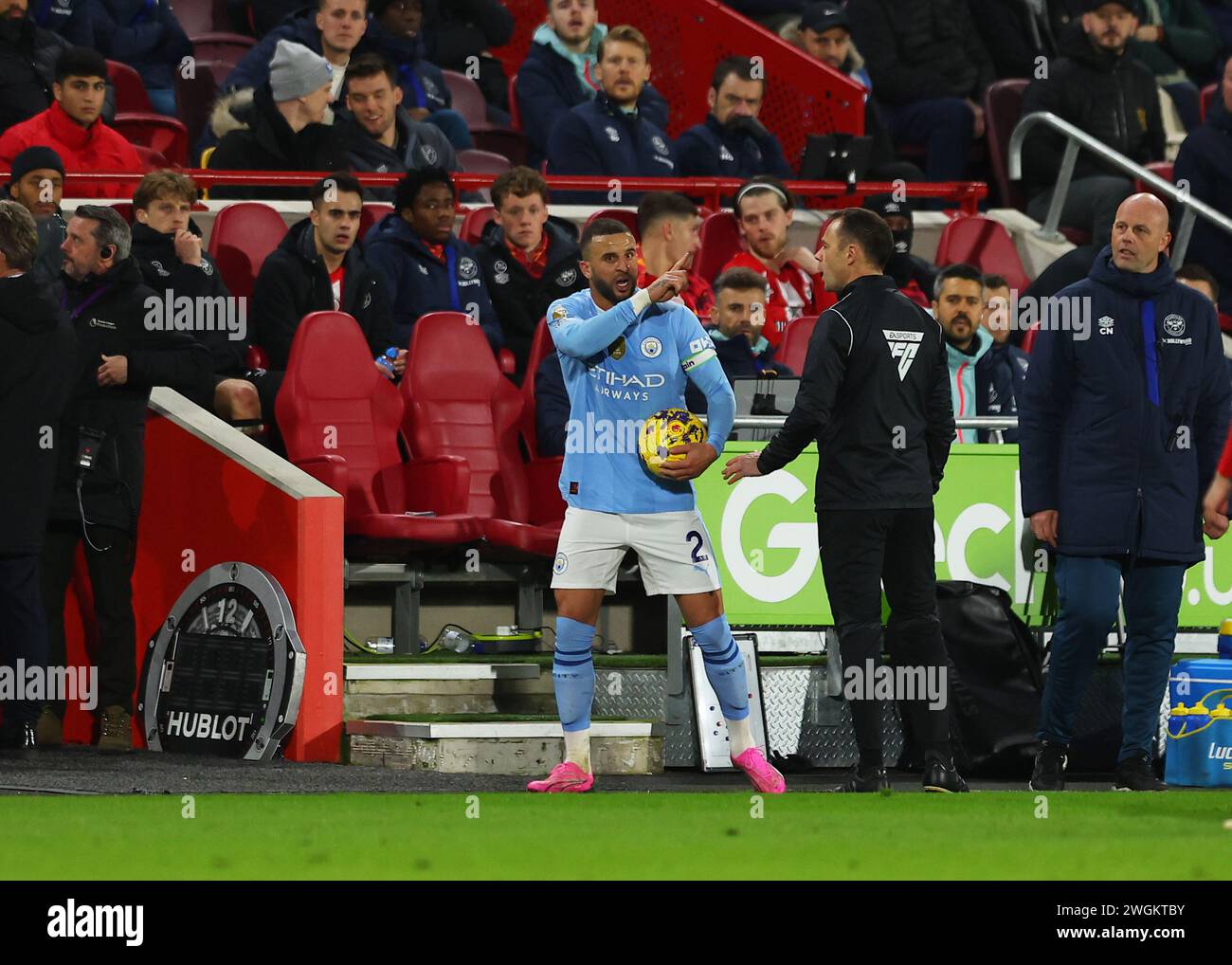 Brentford, London, UK. 5th February 2024; Gtech Community Stadium ...