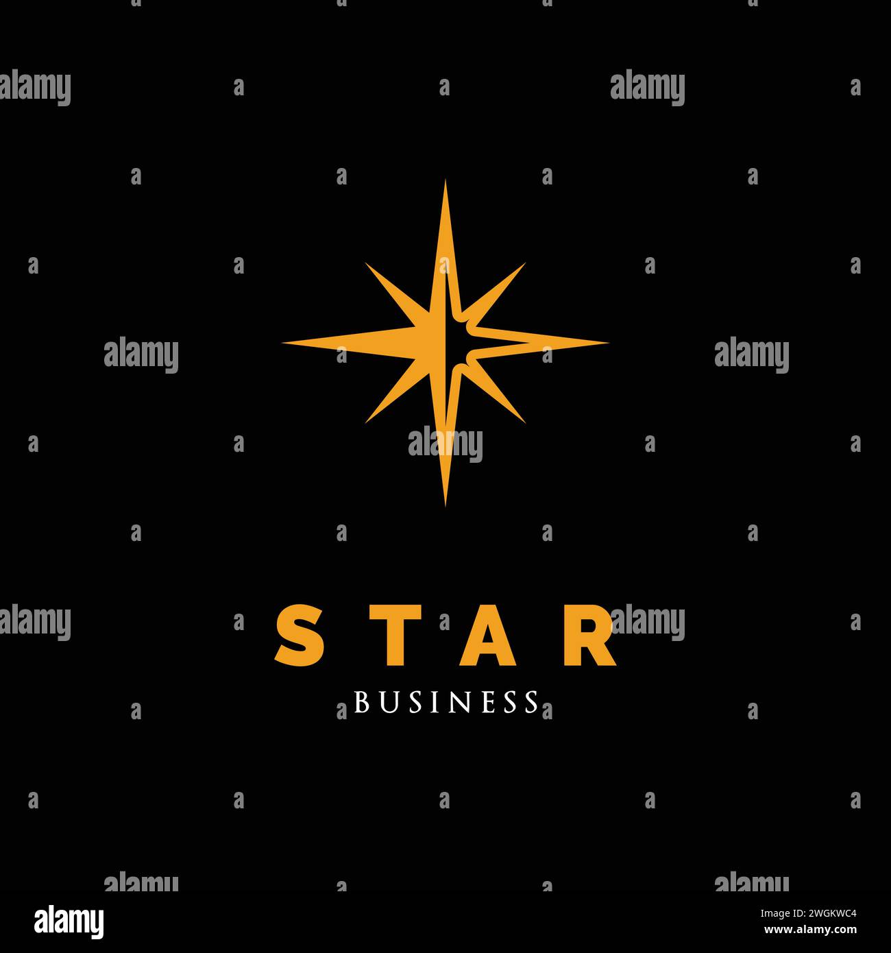 Star icon logo hi-res stock photography and images - Alamy