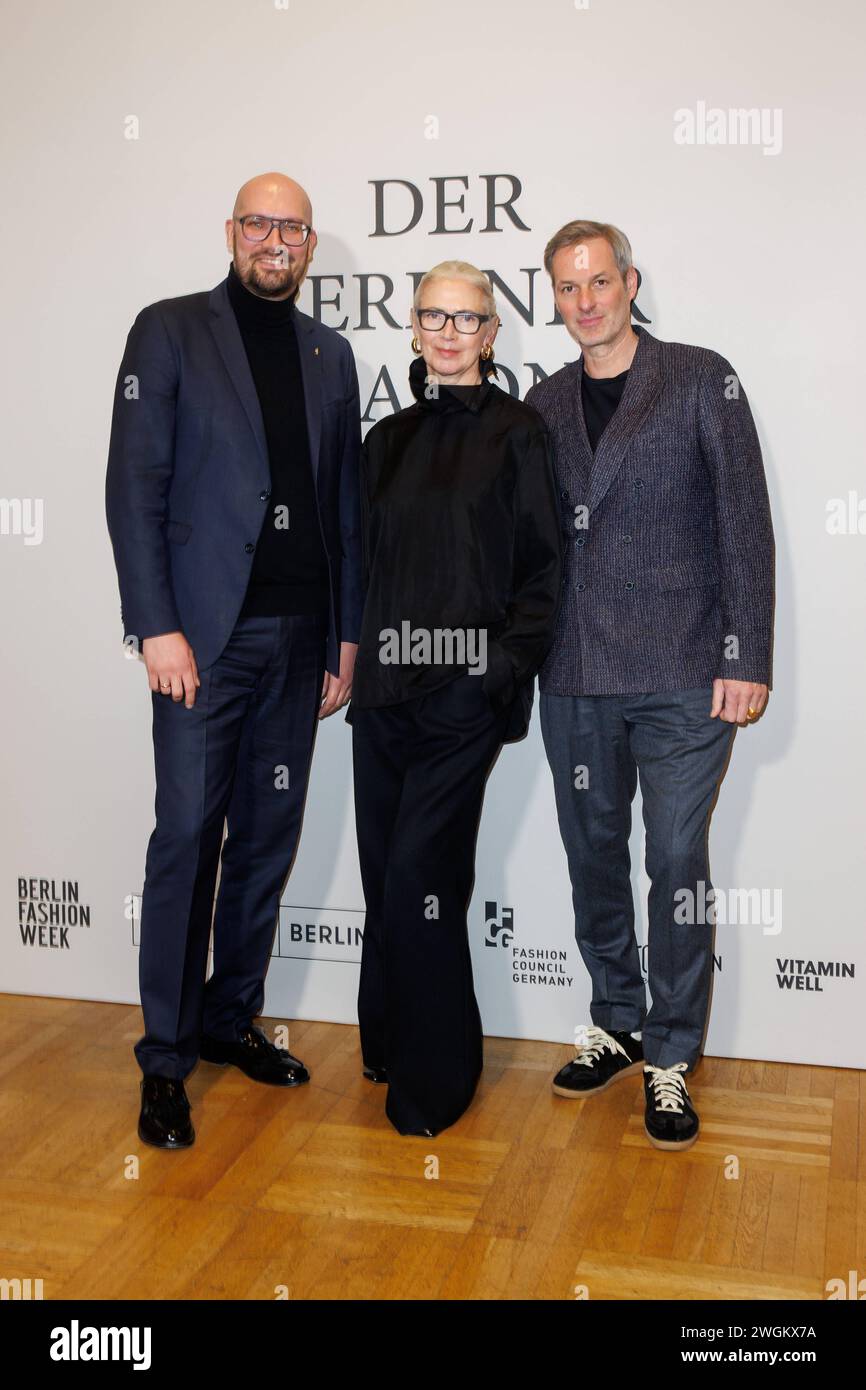 Fashion Week Berlin - Der Berliner Salon Christiane Arp, Markus Kurth, Michael Biel beim ...